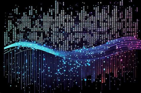 Premium Photo Abstract Big Data Flow Background