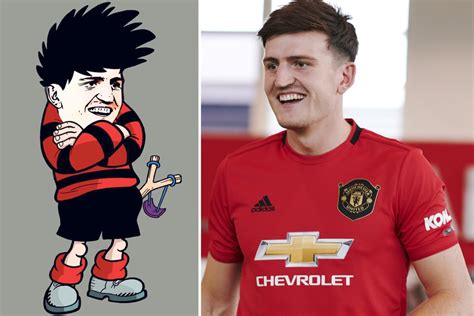 Man Utd Team Mates Call Harry Maguire ‘dennis The Menace As Stars Spot