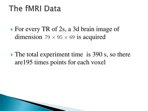 PPT Nonparametric Inference Of Hemodynamic Response For FMRI Data PowerPoint Presentation ID