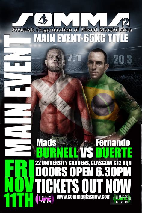 Mads Burnell Gets Main Event Title Fight At Somma 2