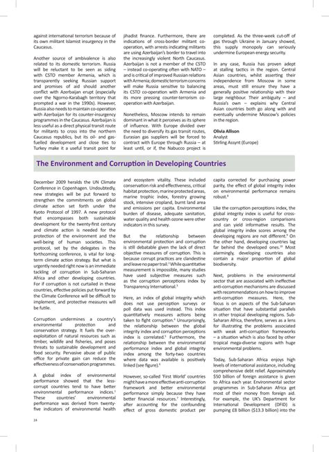 Pdf The Environment And Corruption In Developing Countries