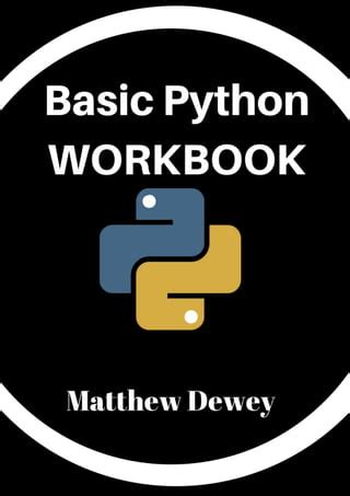 Python Breakdown Workbook Pdf