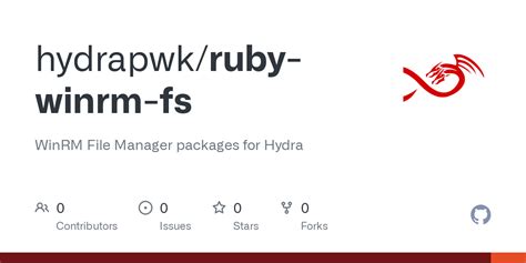 GitHub Hydra Ng Ruby Winrm Fs WinRM File Manager Packages For Hydra