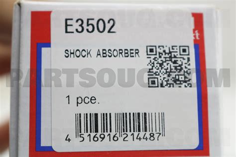 SHOCK ABSORBER RR E3502 | Tokico Parts | PartSouq