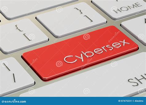 Cybersex Key On Keyboard D Stock Illustration Illustration Of Cinema Adult