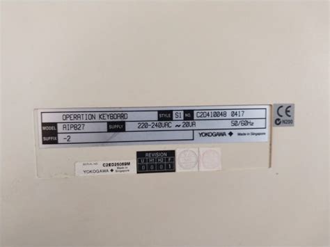 Yokogawa Aip827 Usb Operation Keyboard Aeliya Marine