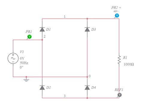 Exp 1 Full Wave Multisim Live