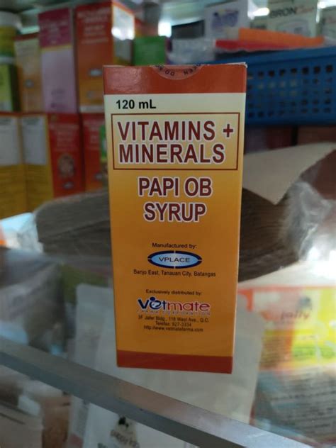Papi Ob Syrup 120ml Lazada Ph