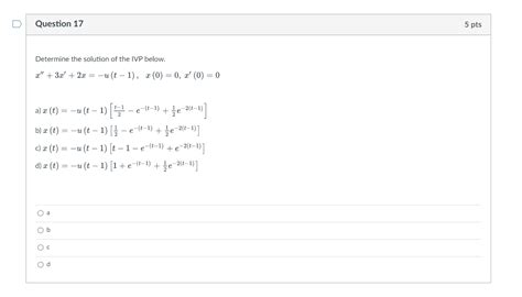 solved determine the solution of the ivp below