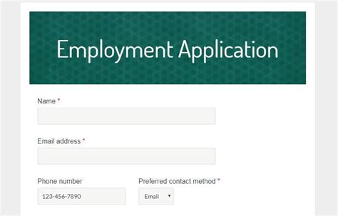 Application Form Templates Made Easy Formsite