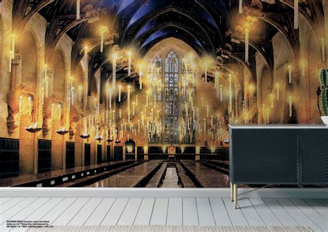 Harry Potter Great Hall Peel And Stick Wallpaper Mural Us Wall Decor