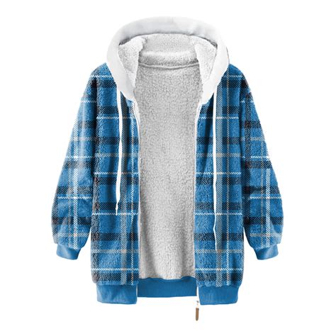 Biztdjrk Sherpa Jacket For Women Fuzzy Fleece Winter Coats Fashion
