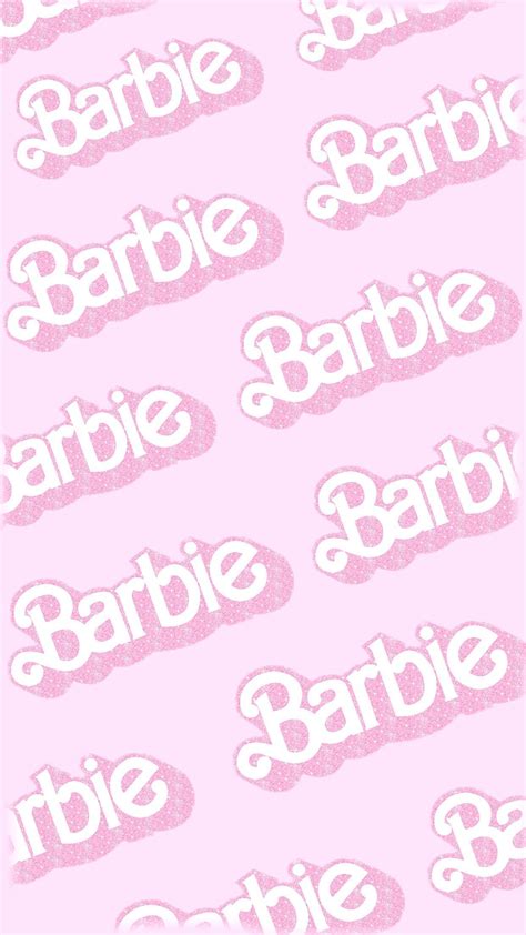Pink Glitter Aesthetic Barbie Ipad Wallpaper