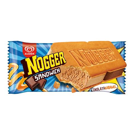 Algida Nogger Sandwich Çikolata Karamel