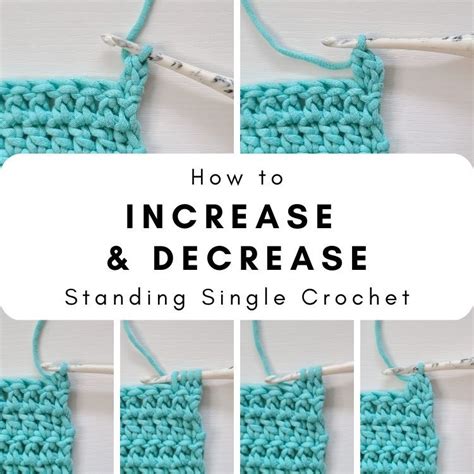 How To Increase Or Decrease With Stacked Single Crochet