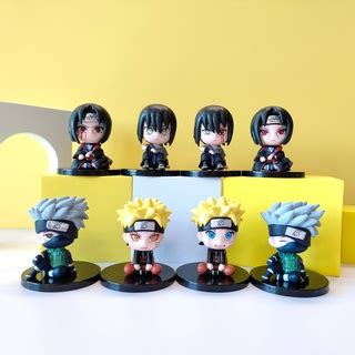 NS pcs Naruto Action Figure Kakashi Sasuke Itachi Modelo Bonecos Brinquedos Para Crianças Casa