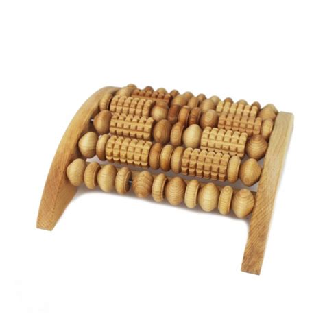 Fußmassageroller Holz Akupunktur Massagegerät Kaufen