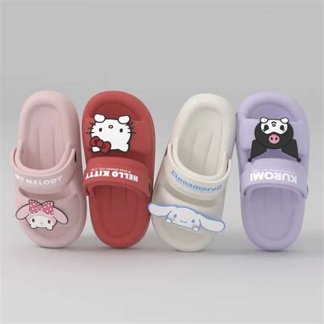 Cartoon Sandals Sweet Slippers Sanrio Kuromi Eva Shoes Cinnamoroll