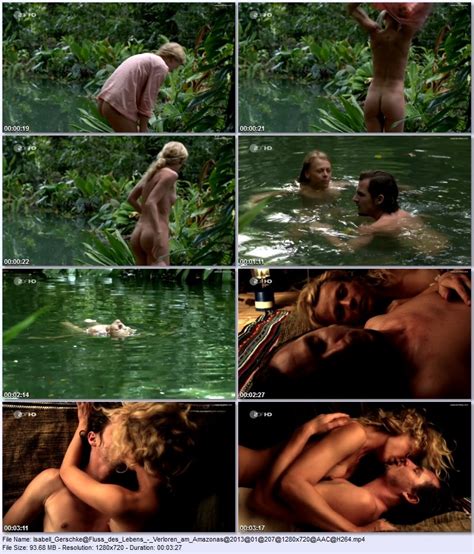 Naked Isabell Gerschke In Fluss Des Lebens Verloren Am Amazonas
