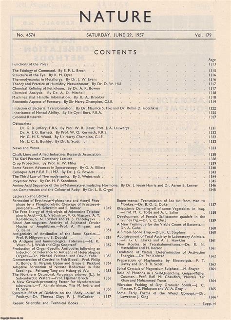 Inheritance Of Mental Ability By Sir Cyril Burt In Nature Volume 179 Number 4574 Nature A