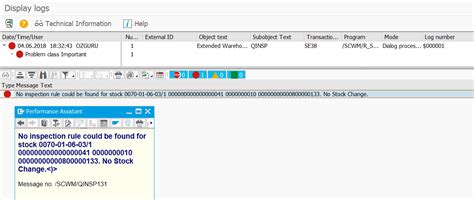 Solved SCWM R STOCK TYPE CHANGE Error Message SCWM QI SAP Community