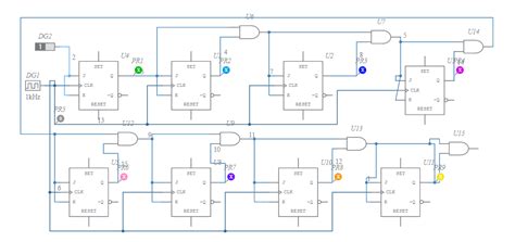 8 Bit Digital Counter Multisim Live