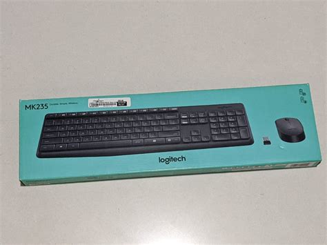 Logitech Mk235 Wireless Keyboard And Mouse Combo With Number Pad