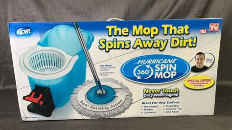 Sold At Auction New Hurricane Spin Mop