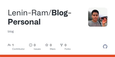 Github Lenin Ram Blog Personal Blog