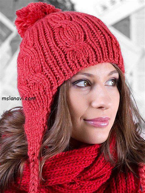 Как связать шапочку с ушками Вяжем с Ланой Вязание Шапки Шарфы Снуды Варежки Постила
