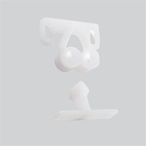 Hafele Twin Roller Catch 30mm White Mitre10