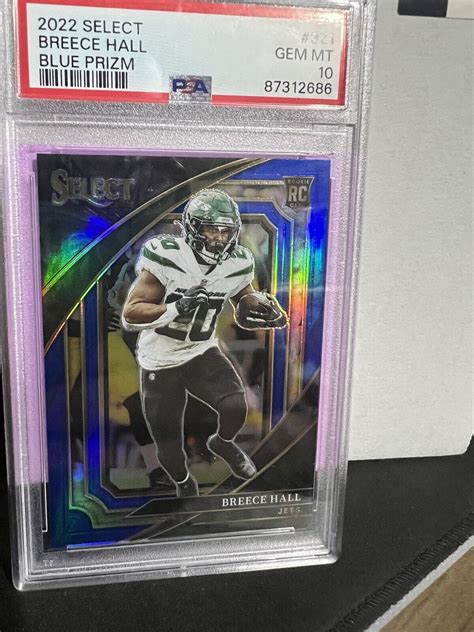 Breece Hall 2022 Select 222 Club Level Blue 99 Price Guide Sports