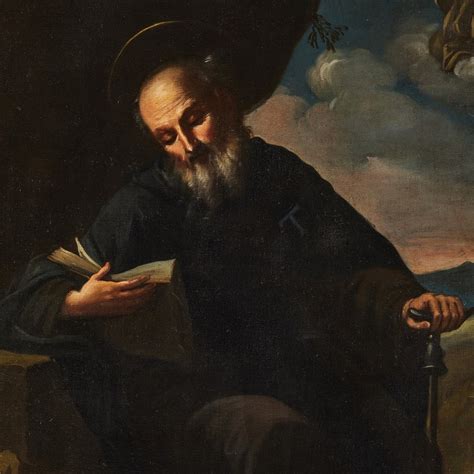 Emilian School Xvii Saint Anthony From Egypt With Saint Francis Of