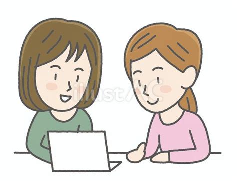打合せ 女性イラスト No 23544855｜無料イラスト・フリー素材なら「イラストac」