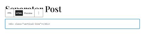 How To Add A Vertical Line In WordPress