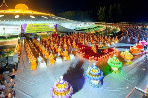 ประมวลภาพพิธีลอยกระทงธรรม ณ วัดพระธรรมกาย วันที่ 8 พฤศจิกายน พ ศ 2565
