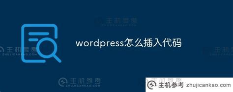 如何在wordpress中插入代码wordpress添加代码 好主机