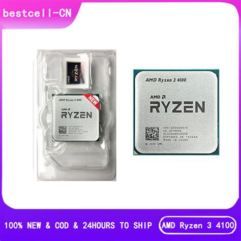 ใหม่ Amd Ryzen 3 4100 4100 3 8 Ghz 4core 8thread เครื่องประมวลผลซีพียูซ็อกเก็ต0 007ไมครอนปิดผนึก