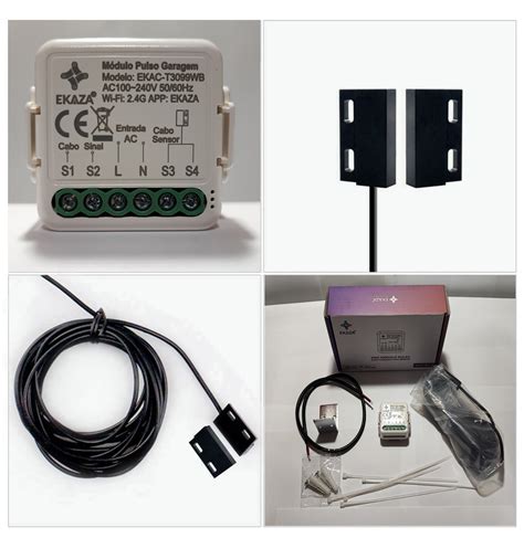 KIT GARAGEM INTELIGENTE DE AUTOMAÇÃO DE PORTAS E PORTÕES Loja Geek
