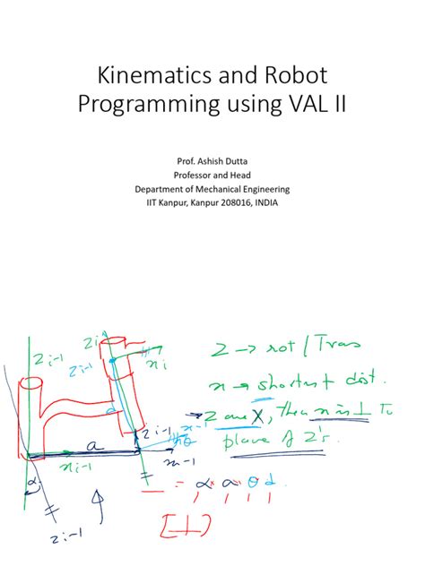 kinematics and robot programming pdf analogue electronics analog