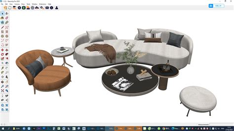 Sofa Collection Free Sketchup Sketchup Models Cart