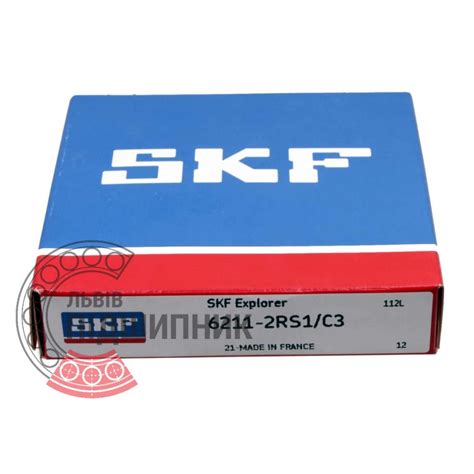 Bearing 6211-2RS1/C3 [SKF] Deep groove sealed ball bearing SKF, Series ...