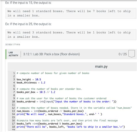 Solved Create A Program Using Floored Division And The Chegg