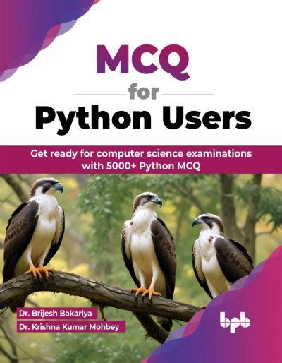 Mcq For Python Users By Brijesh Bakariya 9789355517739 Coles Books