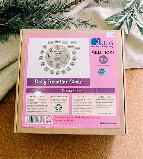 Wooden Daily Routine Circle Breakaway Education