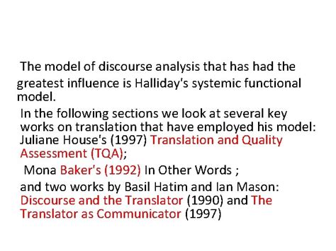 Discourse And Register Analysis Approaches Key Concepts The