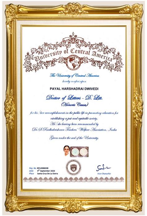 Brahma Kumaris Conferred With Honorary Doctorate Award From The