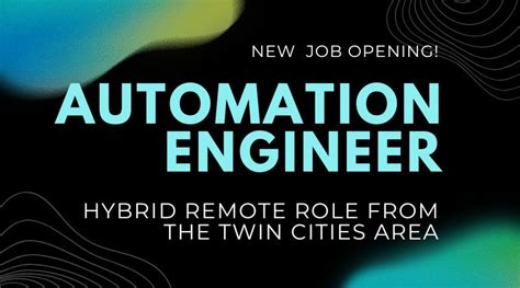 Automationtechies On Linkedin Automation Engineer Hybrid
