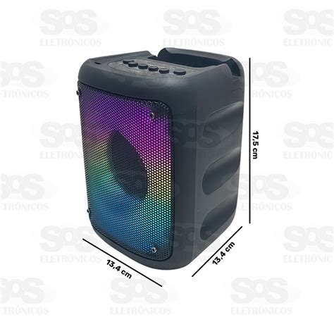 Caixa De Som Portátil 10w Grasep D Bh3139