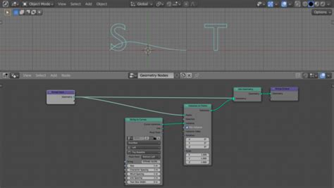 Text Along Curve With Blender Geometry Nodes
